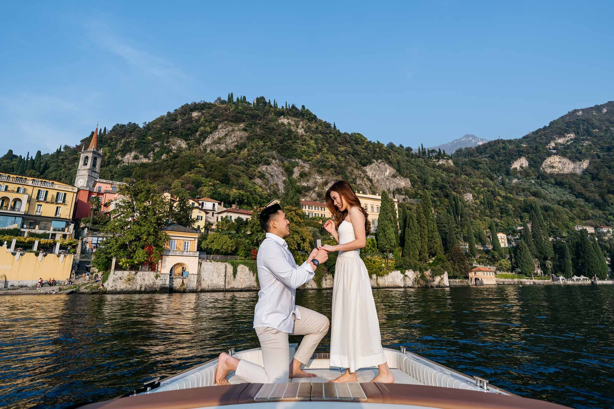 Sasha & Sam - Lake Como Wedding Proposal at Villa Monastero